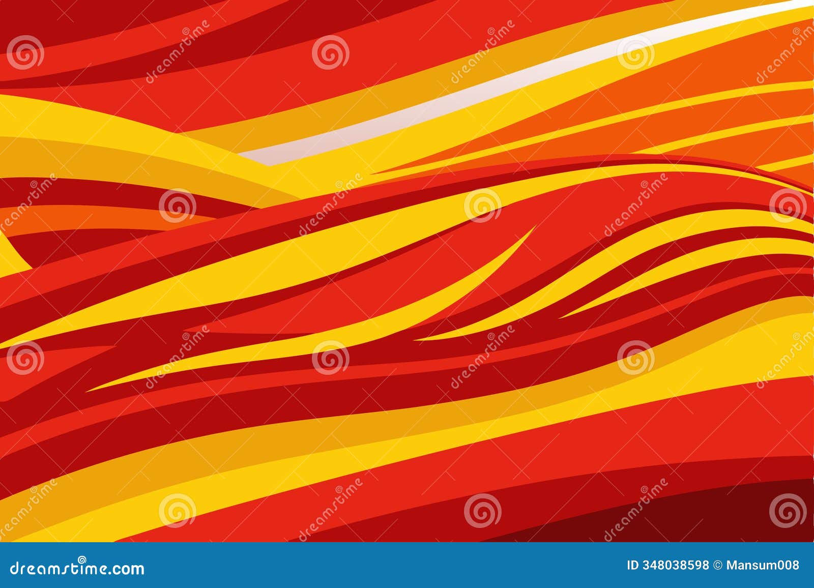 Red, Yellow, Red Abstract Background. Illustration Stock Illustration ...