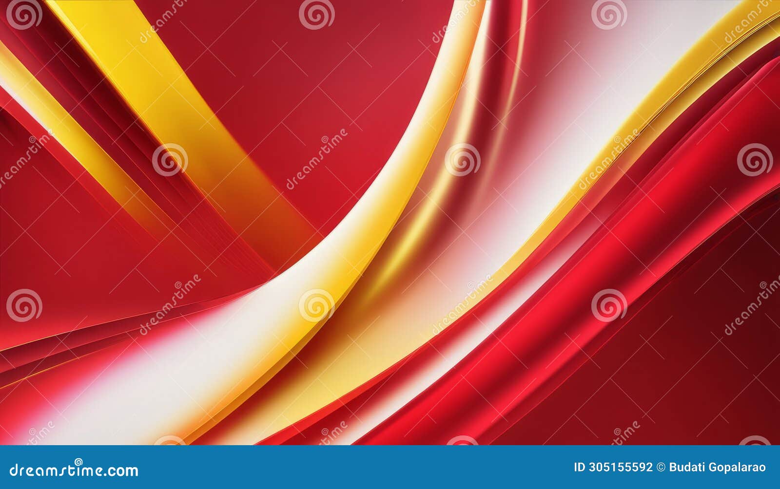 A Red and Yellow Abstract Design Stock Illustration - Illustration of ...