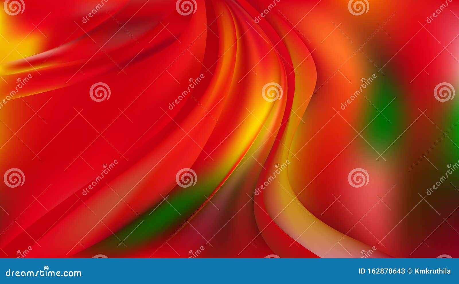 Red and Yellow Abstract Wavy Background Vector Graphic Stock Vector ...