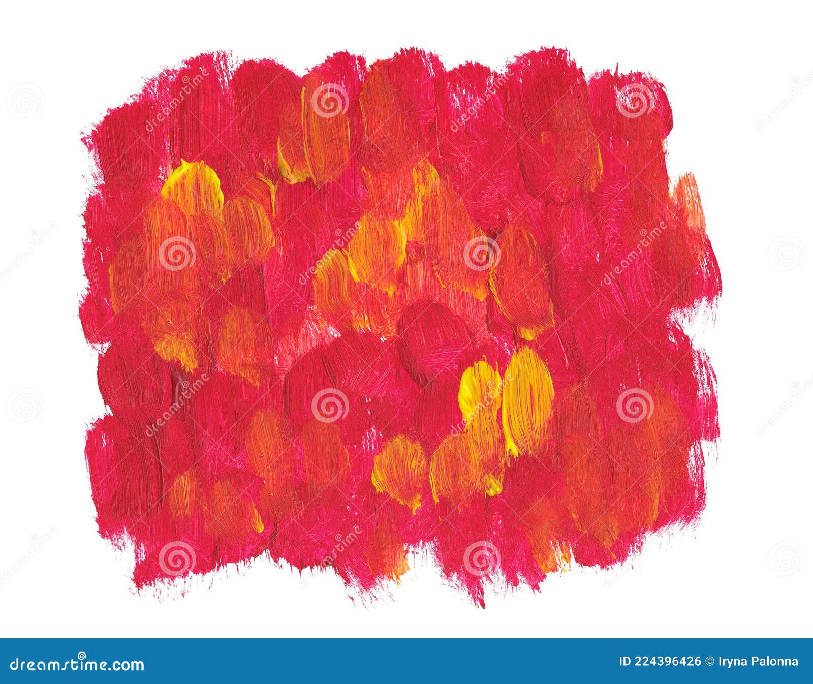 Red and Yellow Acrylic Strokes Background Paint Texture Stock ...