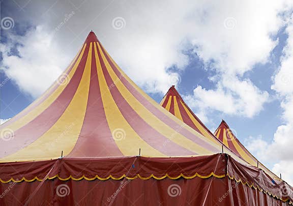 Red and yellow Circus stock photo. Image of carnival - 21144052