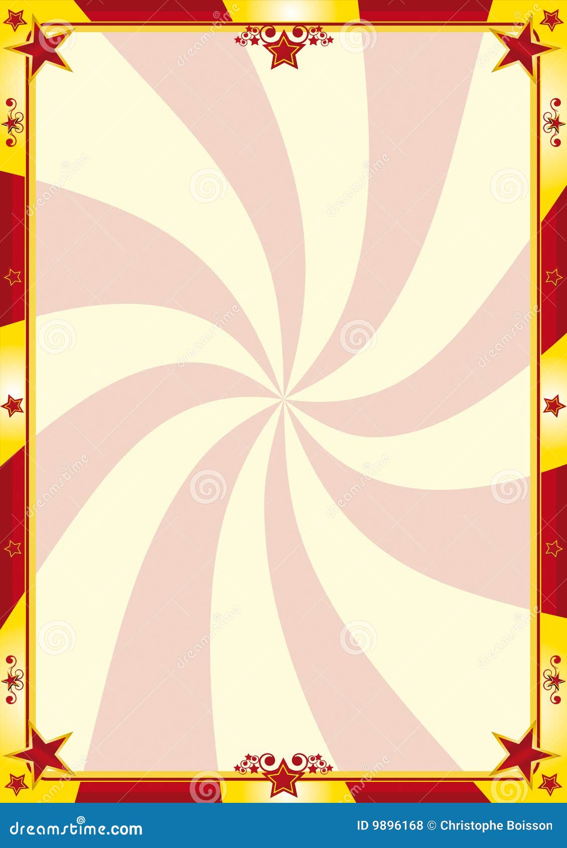 Red And Yellow Circus Background Vector Illustration | CartoonDealer ...