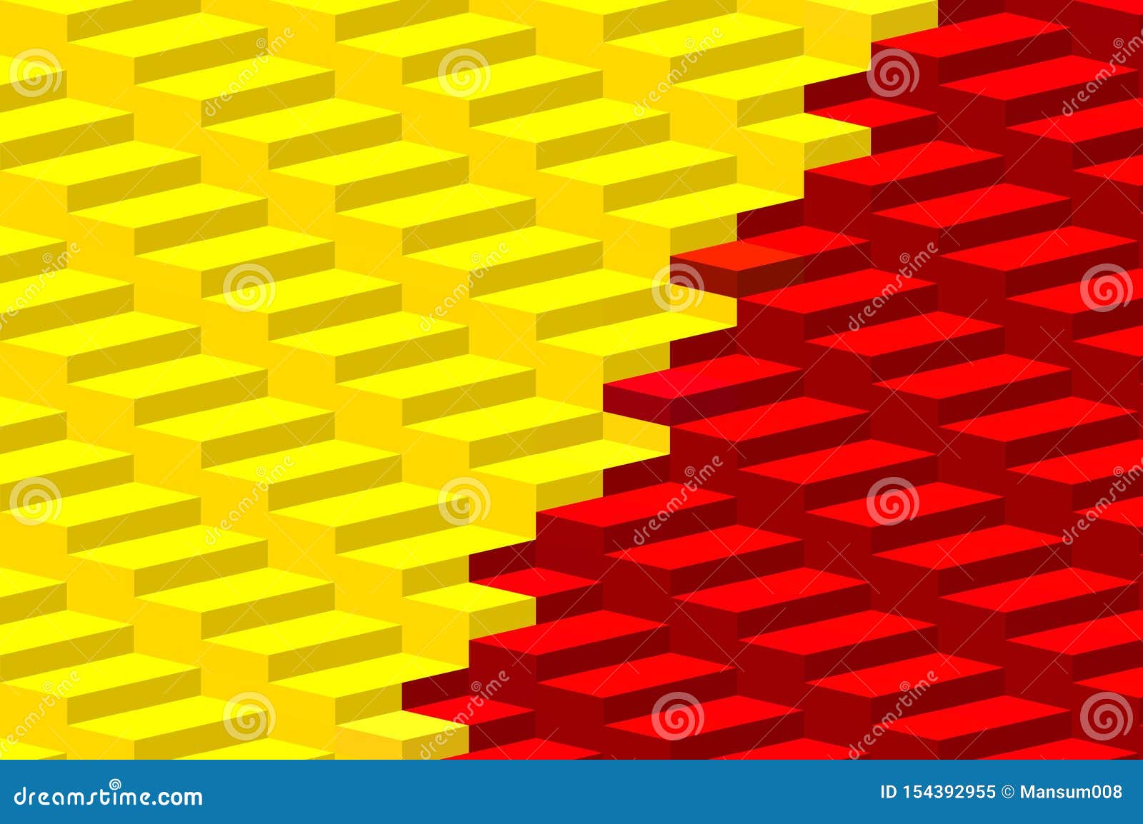 Red and Yellow Color Pattern Background Stock Illustration ...