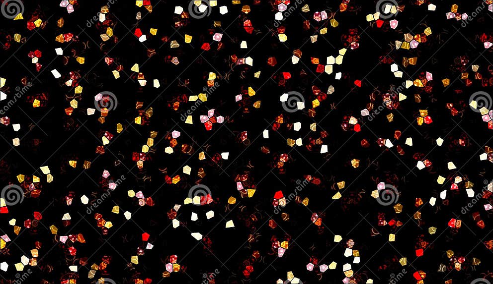 Red and Yellow Confetti Pattern. Design Suitable for Digital Printing ...