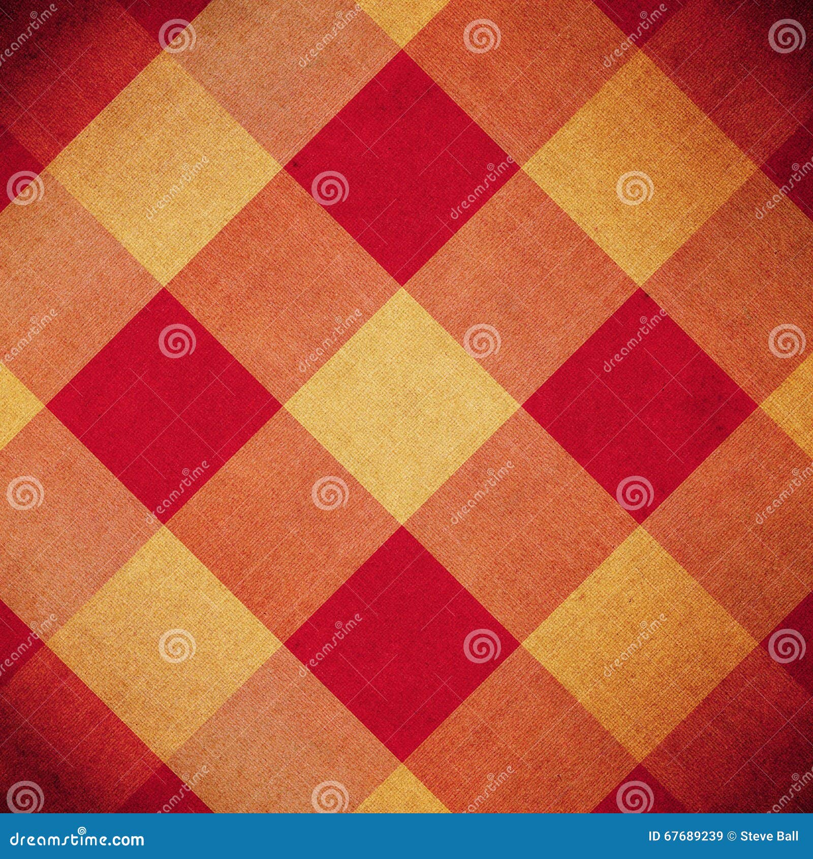 Red and Yellow Diamond Pattern Stock Illustration - Illustration of ...