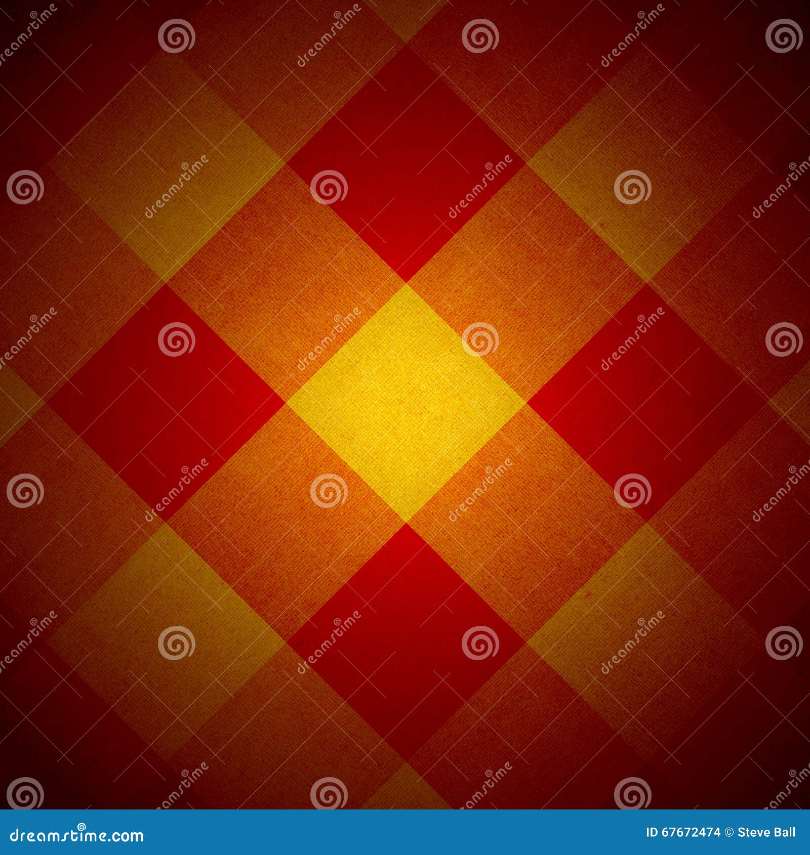 Red and Yellow Diamond Pattern Stock Illustration - Illustration of ...