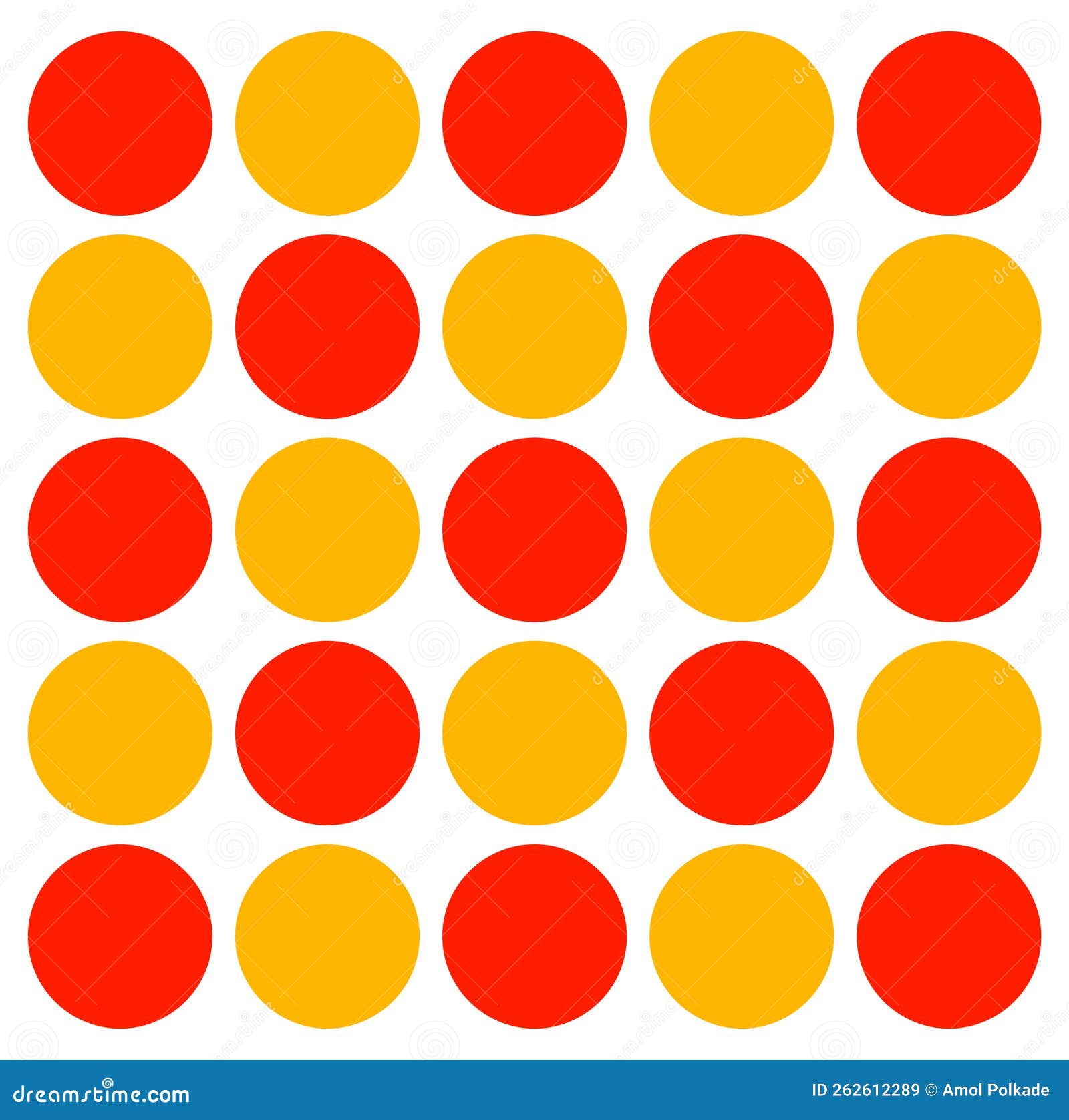 Red Yellow Dots Vector Background. Red Yellow Doted Background Stock ...