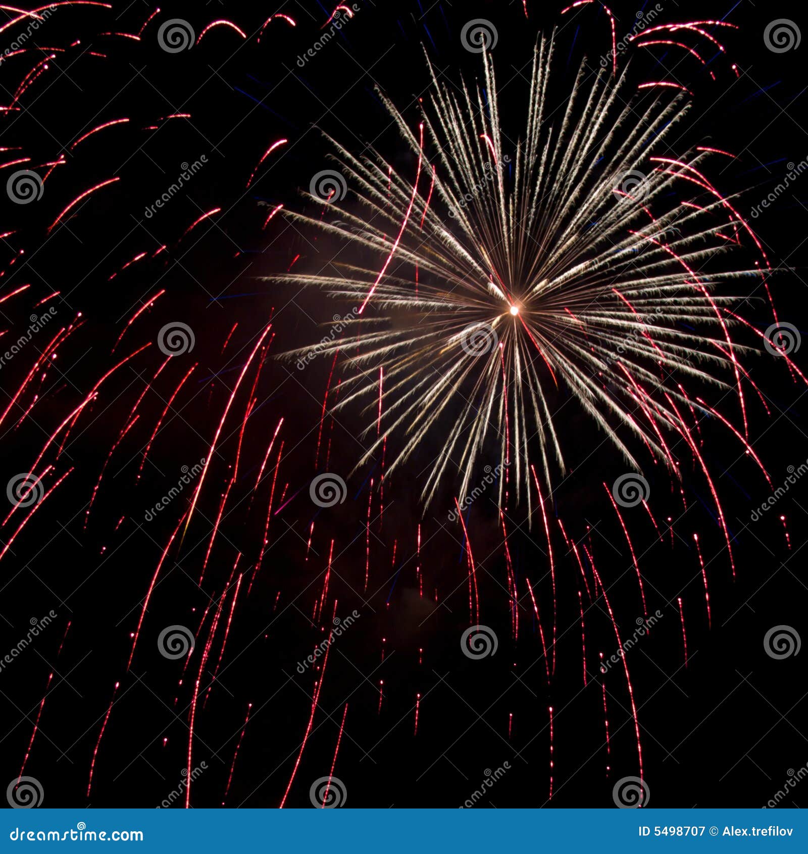 Red and yellow firework stock image. Image of fest, celebrate - 5498707