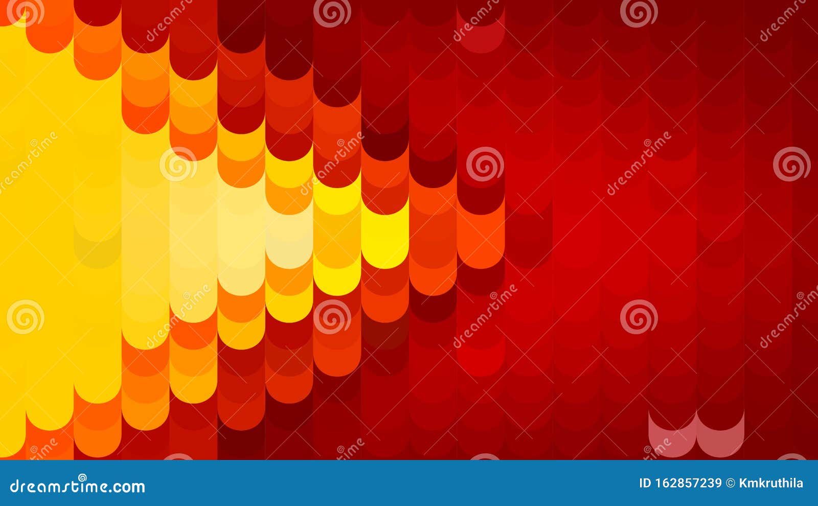 Red and Yellow Geometric Shapes Background Stock Vector - Illustration ...
