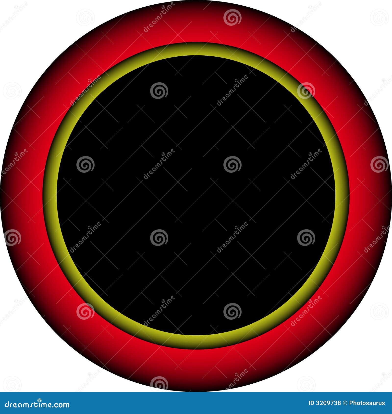 Red And Yellow Glowing Border Vector Illustration | CartoonDealer.com ...