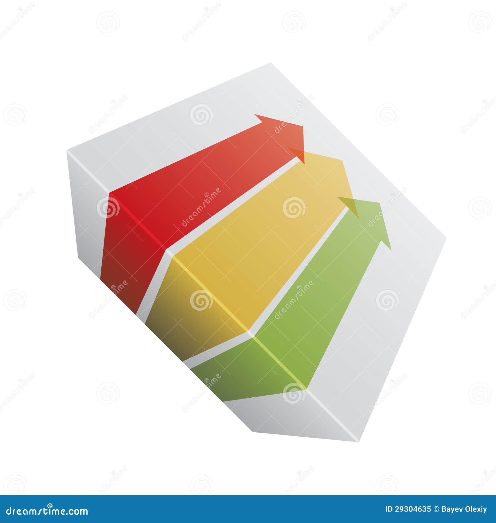 Red, Yellow and Green Arrows. Stock Vector - Illustration of leadership ...