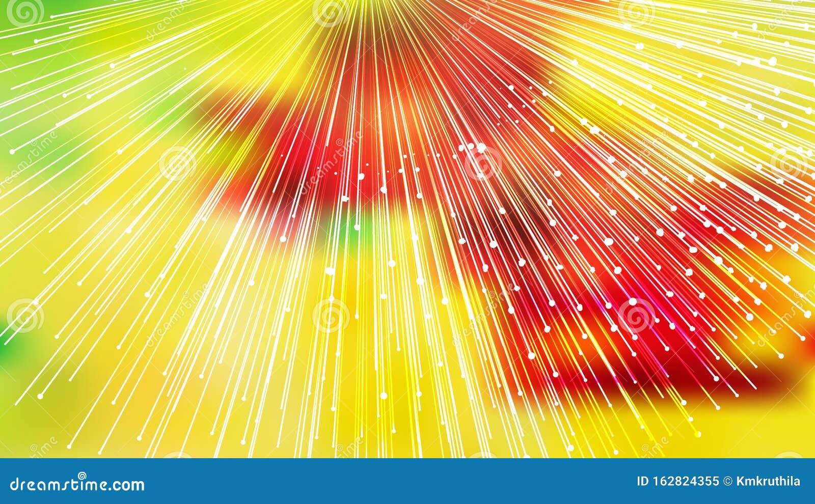 Red Yellow and Green Light Rays Lines Background Graphic Stock Vector ...