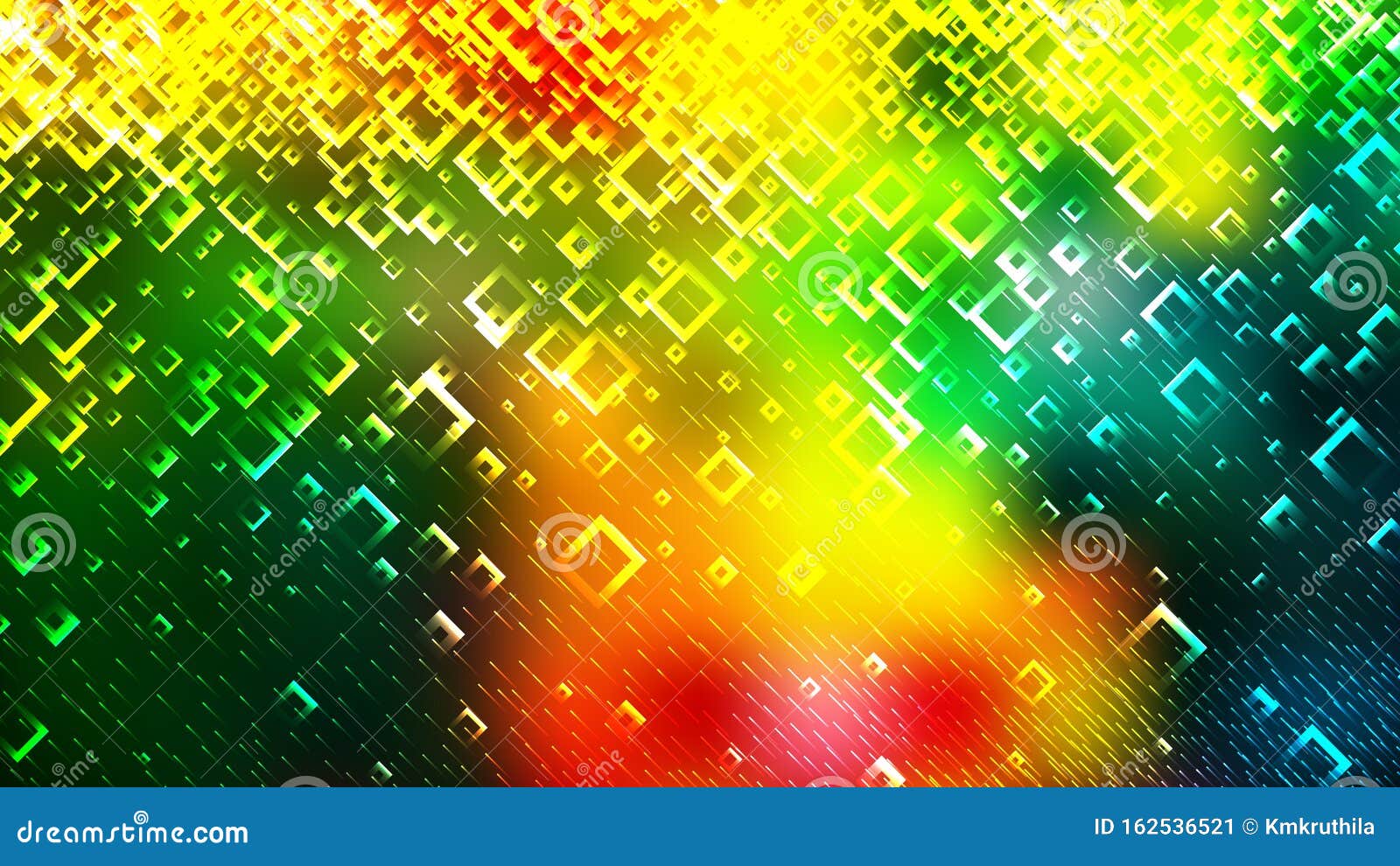 Red Yellow and Green Square Modern Background Vector Image Stock Vector ...
