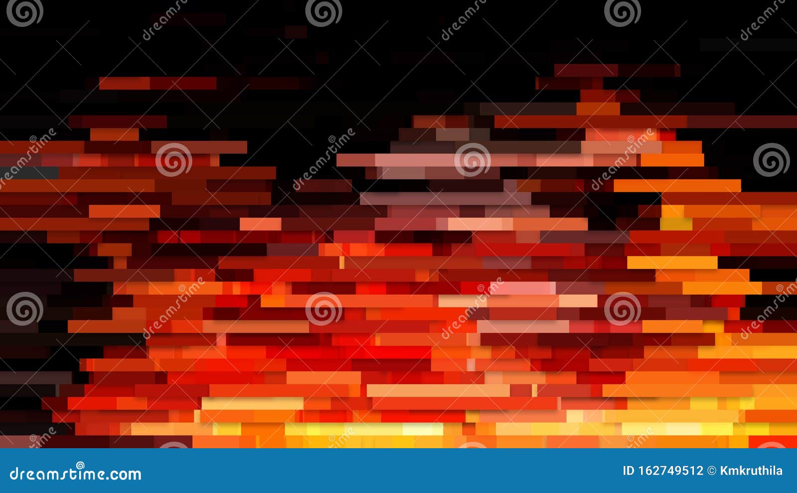Red and Yellow Horizontal Lines Background Design Stock Vector ...