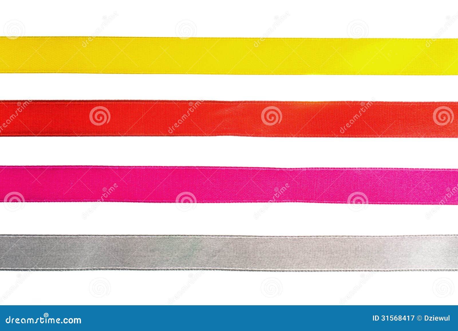 Red, Yellow, Orange, Blue Shiny Gradient Curling Ribbons for Design ...