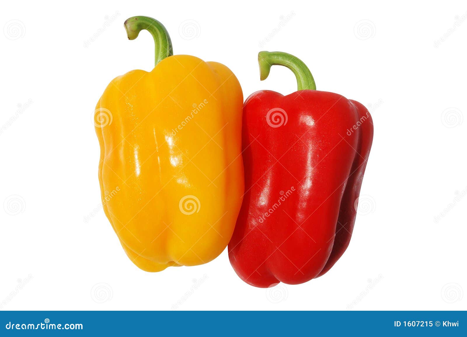 Red and yellow pepper stock image. Image of pepper, fresh - 1607215