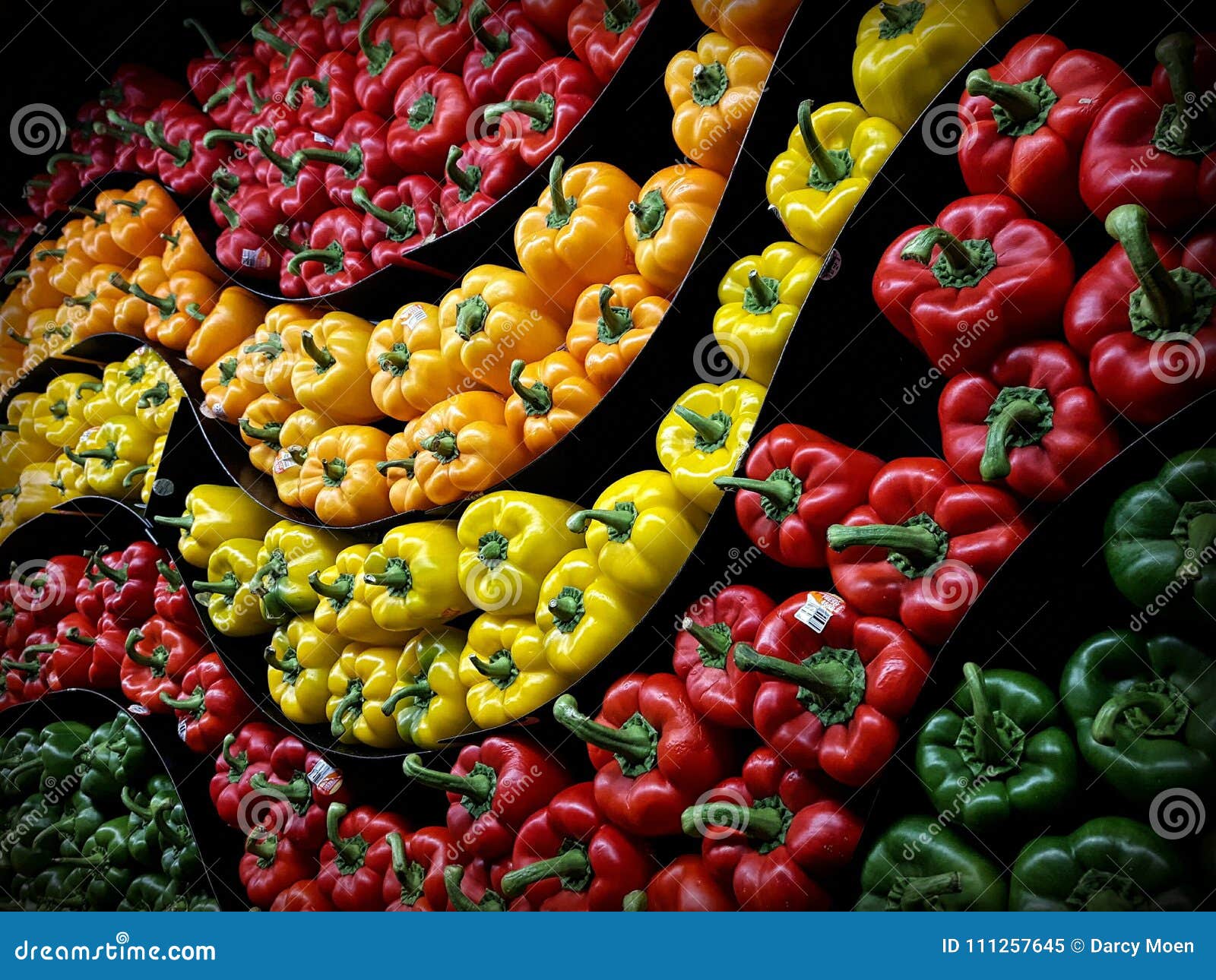 Pepper wall stock image. Image of wall, yellow, display - 111257645