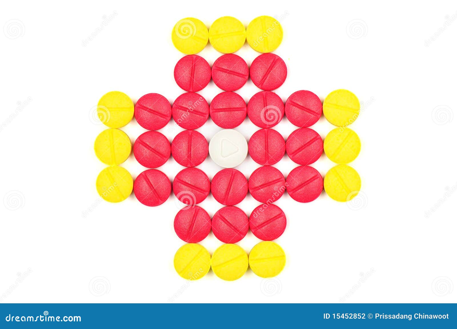 Red and yellow pill stock photo. Image of addiction, prevention - 15452852