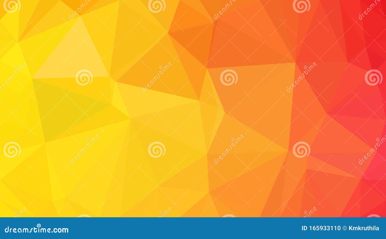 Red and Yellow Polygon Pattern Background Stock Vector - Illustration ...