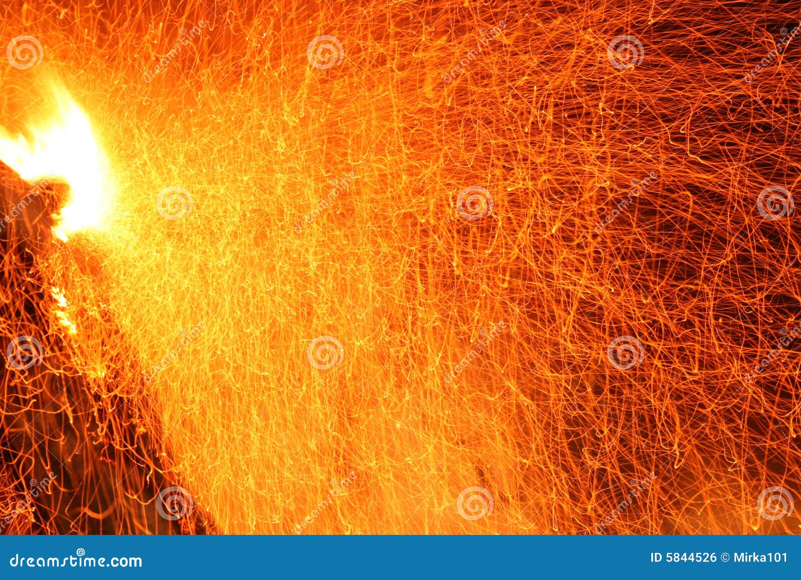 Red and yellow sparks stock photo. Image of machinery - 5844526