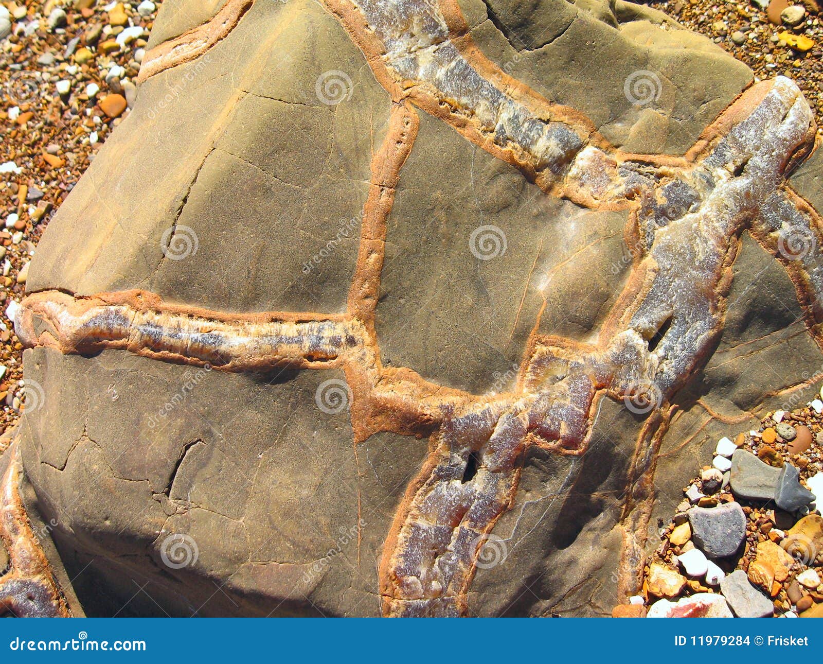 Red-yellow stone stock photo. Image of rough, close, boulder - 11979284