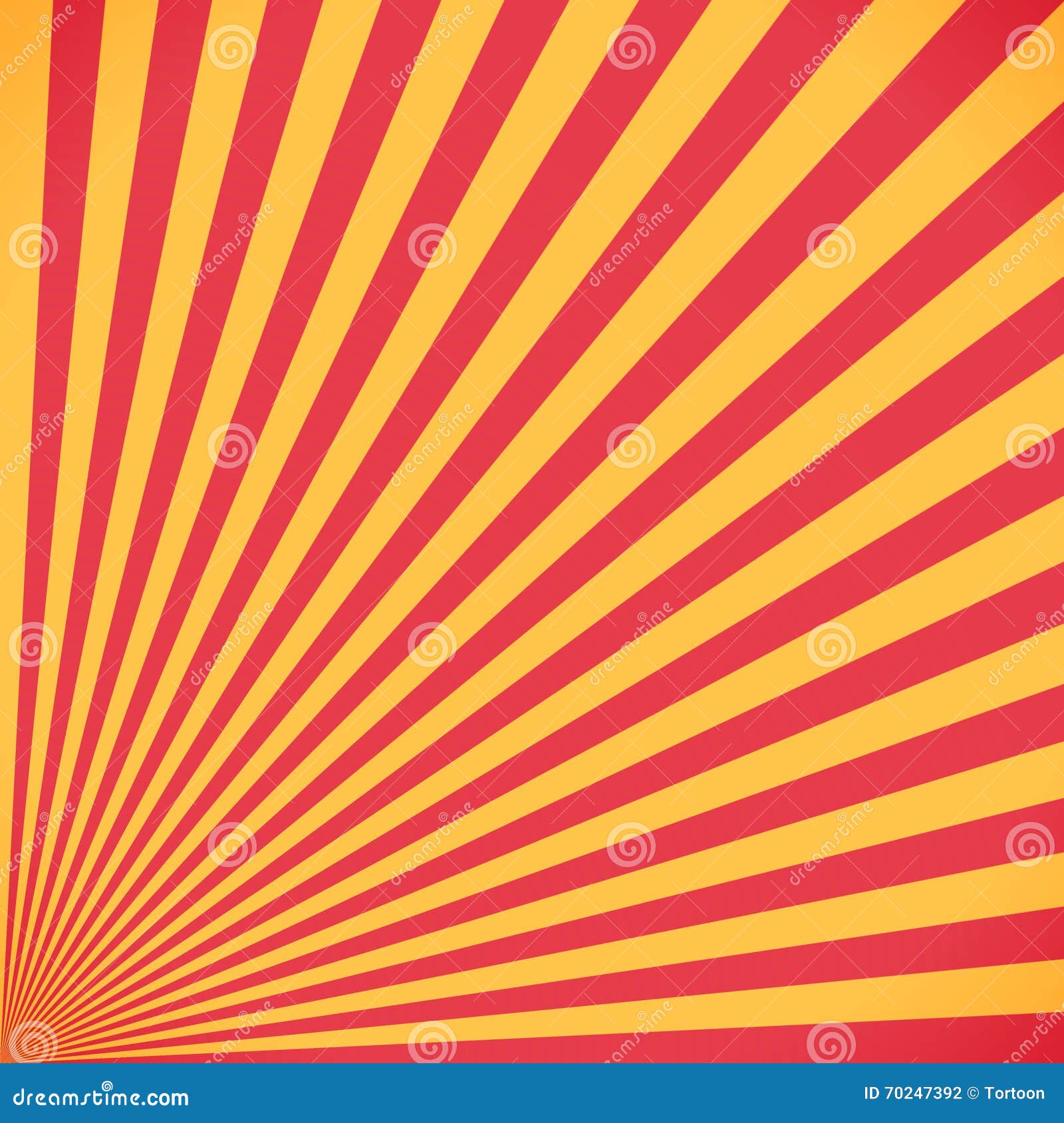 Red and Yellow Sunburst Circle Stock Illustration - Illustration of ...