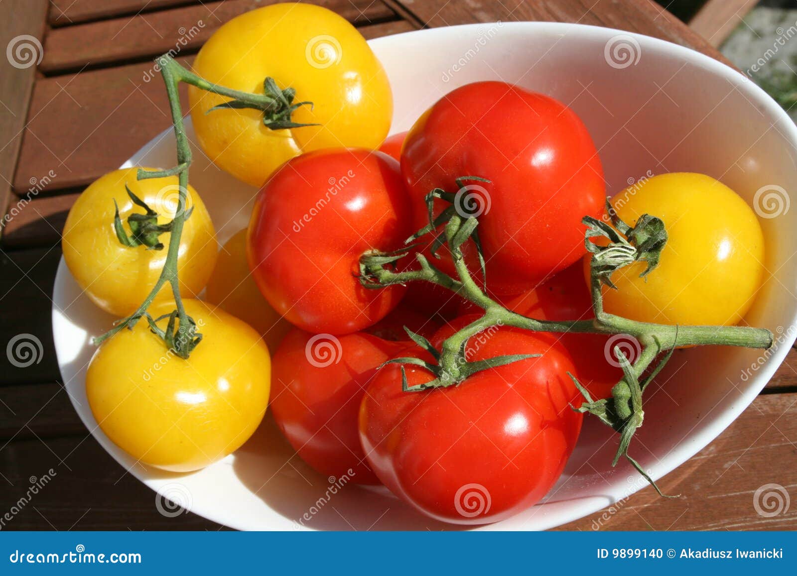 Red and yellow tomatoes stock photo. Image of tomato, fresh - 9899140