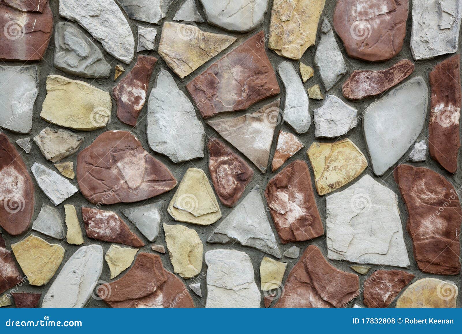 Red Yellow White Stone Wall Stock Photo - Image of abstract, surface ...