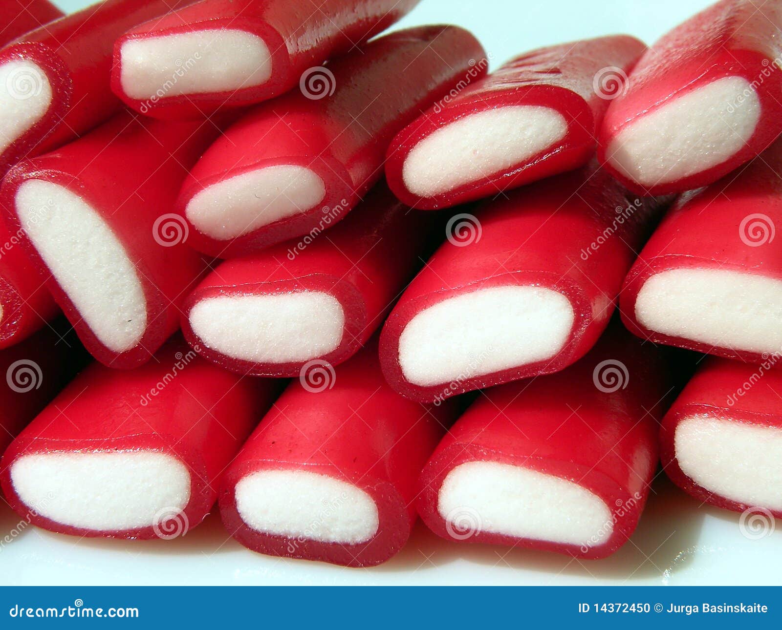 Red yelly sweets stock photo. Image of foodstuff, macro - 14372450