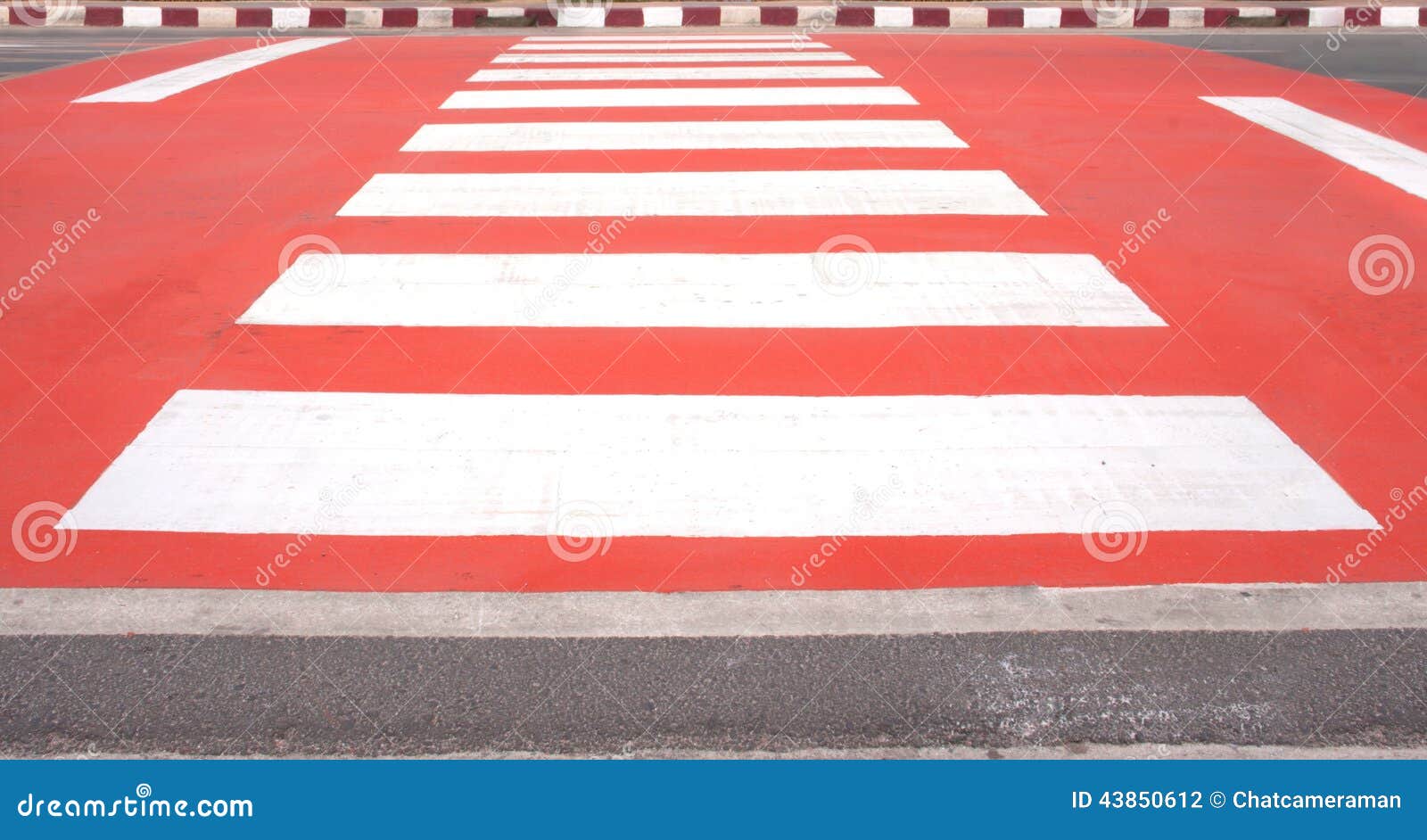 Red zebra crossing stock photo. Image of road, black - 43850612