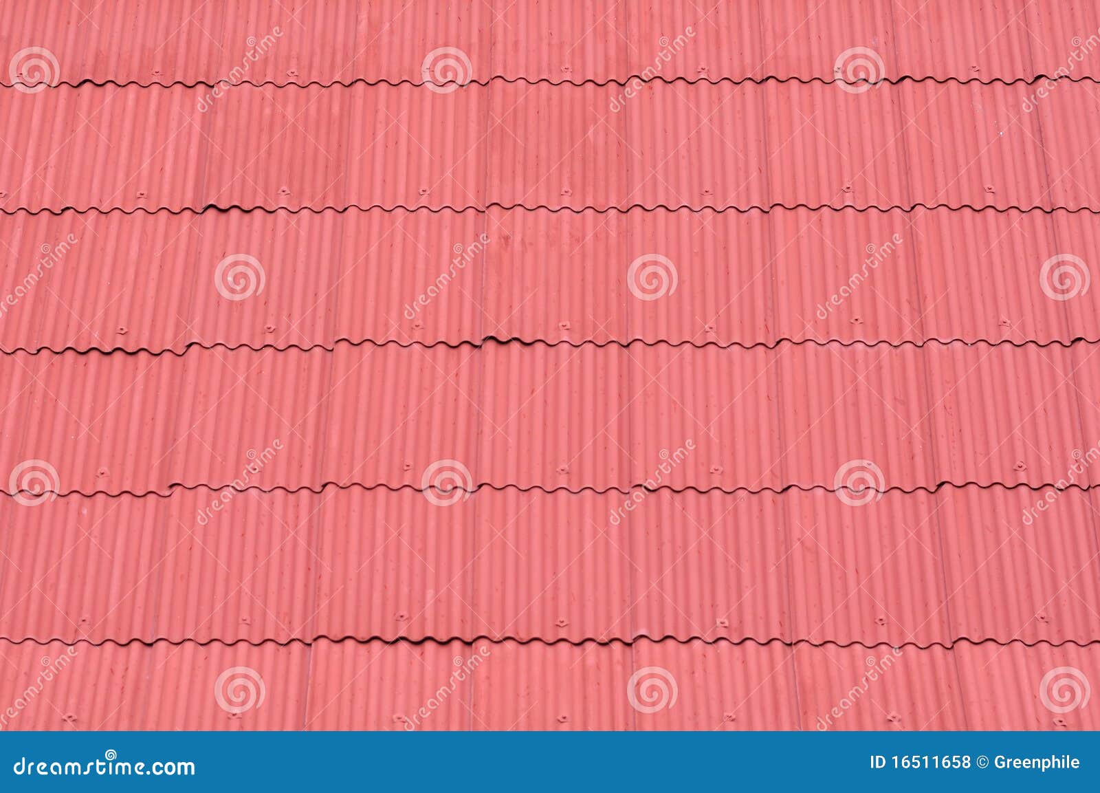 Red zinc roof stock photo. Image of protection, industrial - 16511658