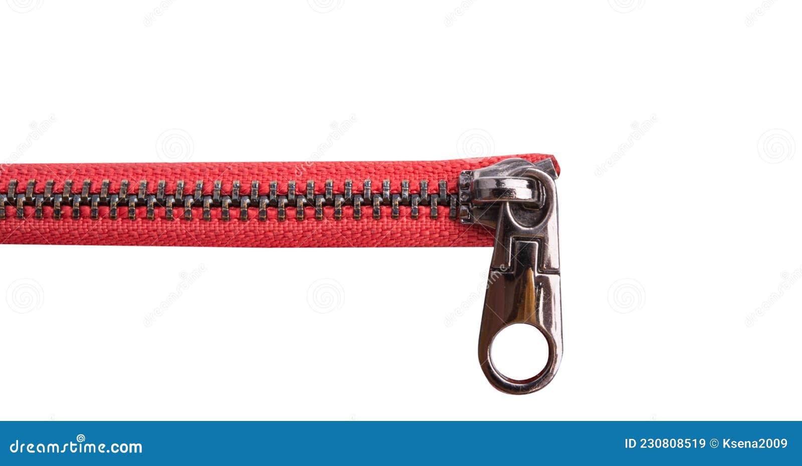 Red zipper isolated stock image. Image of white, tint - 230808519