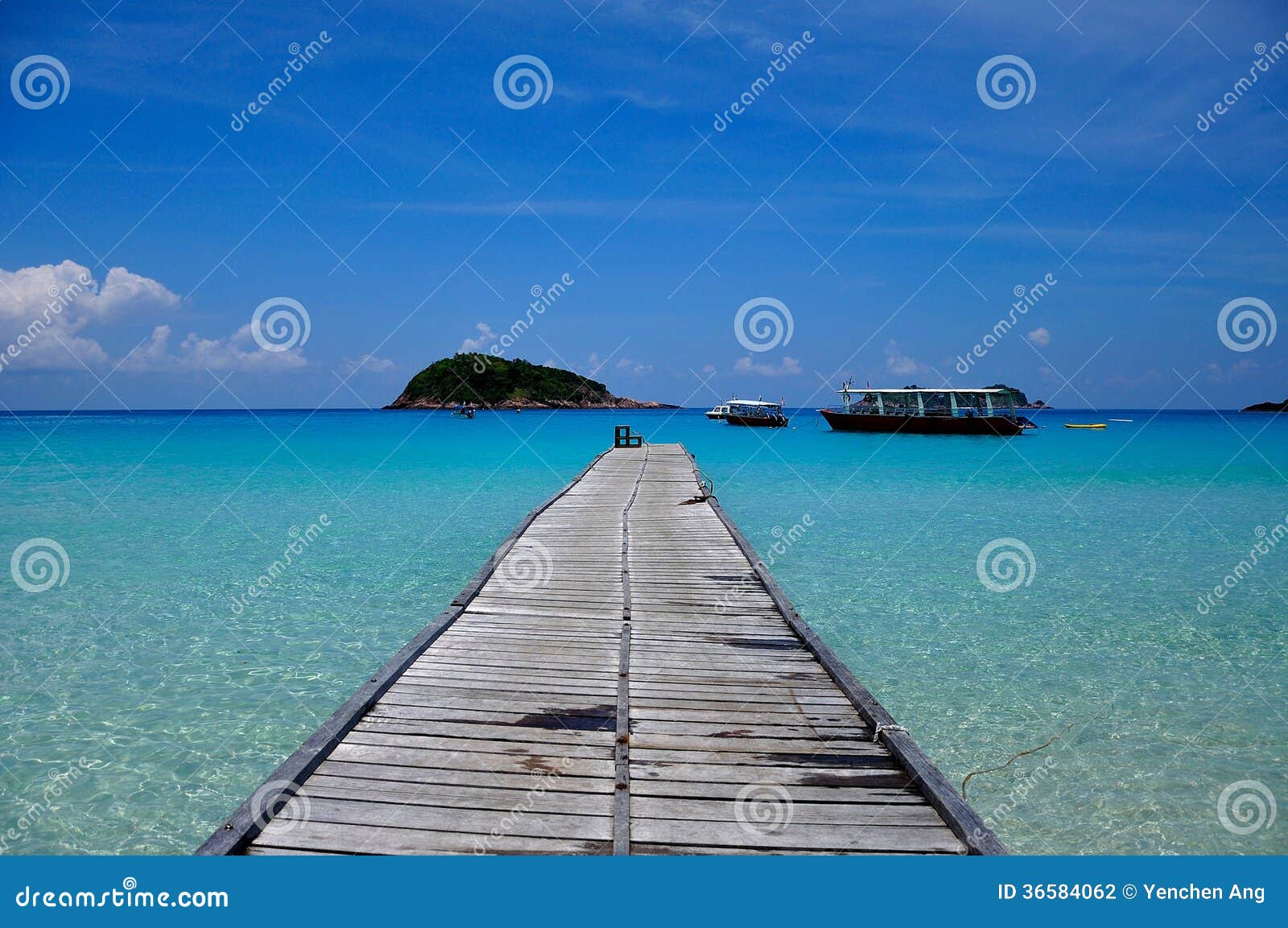 Redang Island Jetty stock photo. Image of nature, jetty - 36584062
