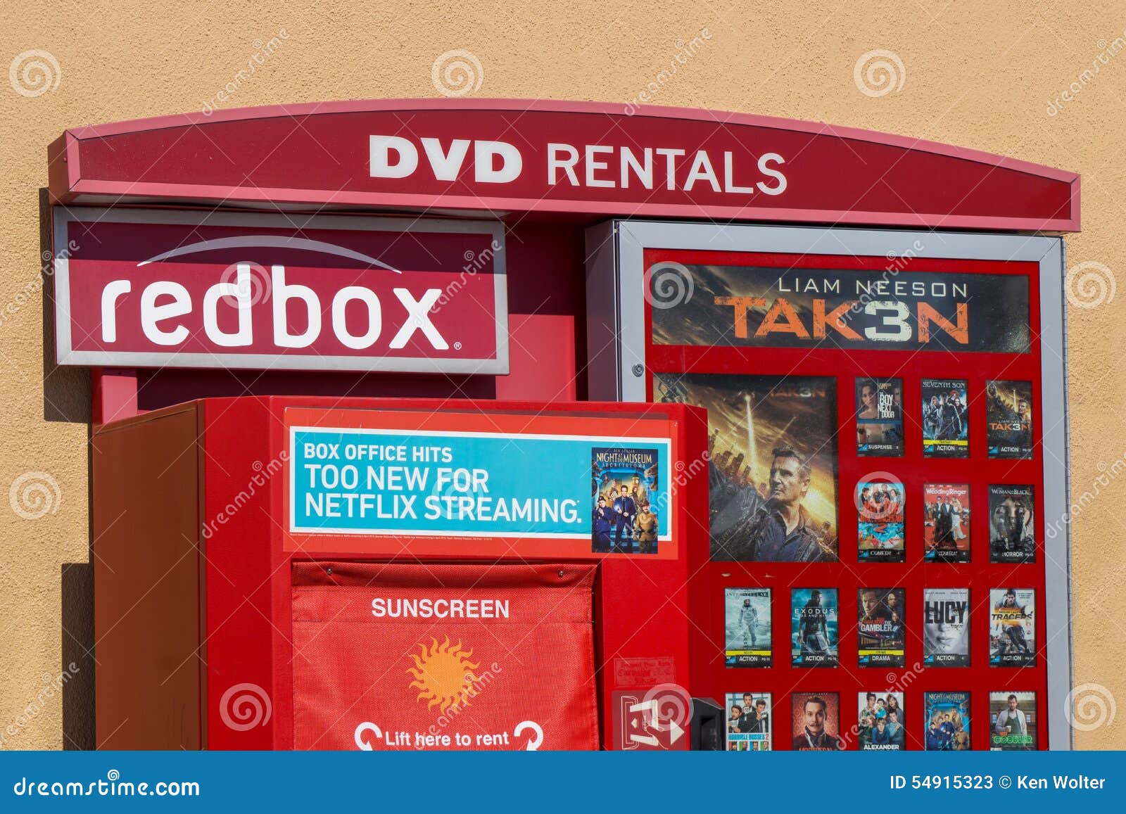 Redbox DVD Rental Kiosk editorial stock photo. Image of automated ... Redbox DVD Rental Kiosk editorial stock photo. Image of automated ...