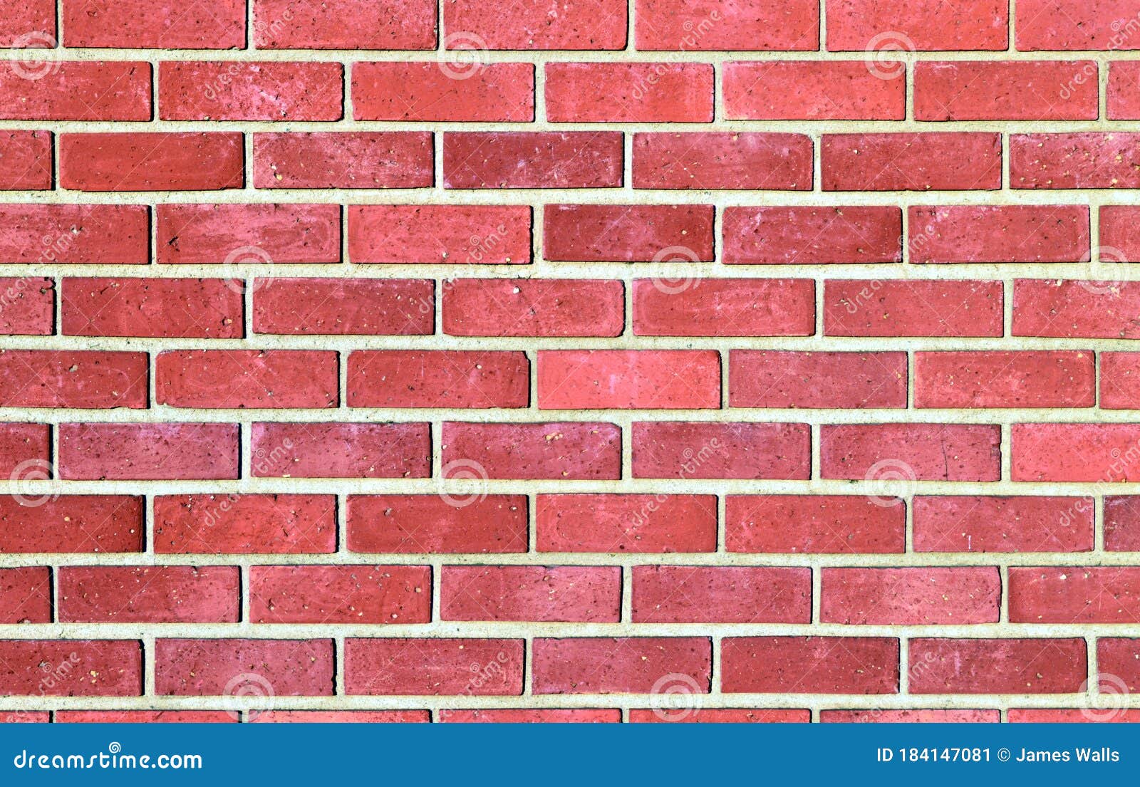Redbrick Wall 9-Course stock image. Image of redbrick - 184147081