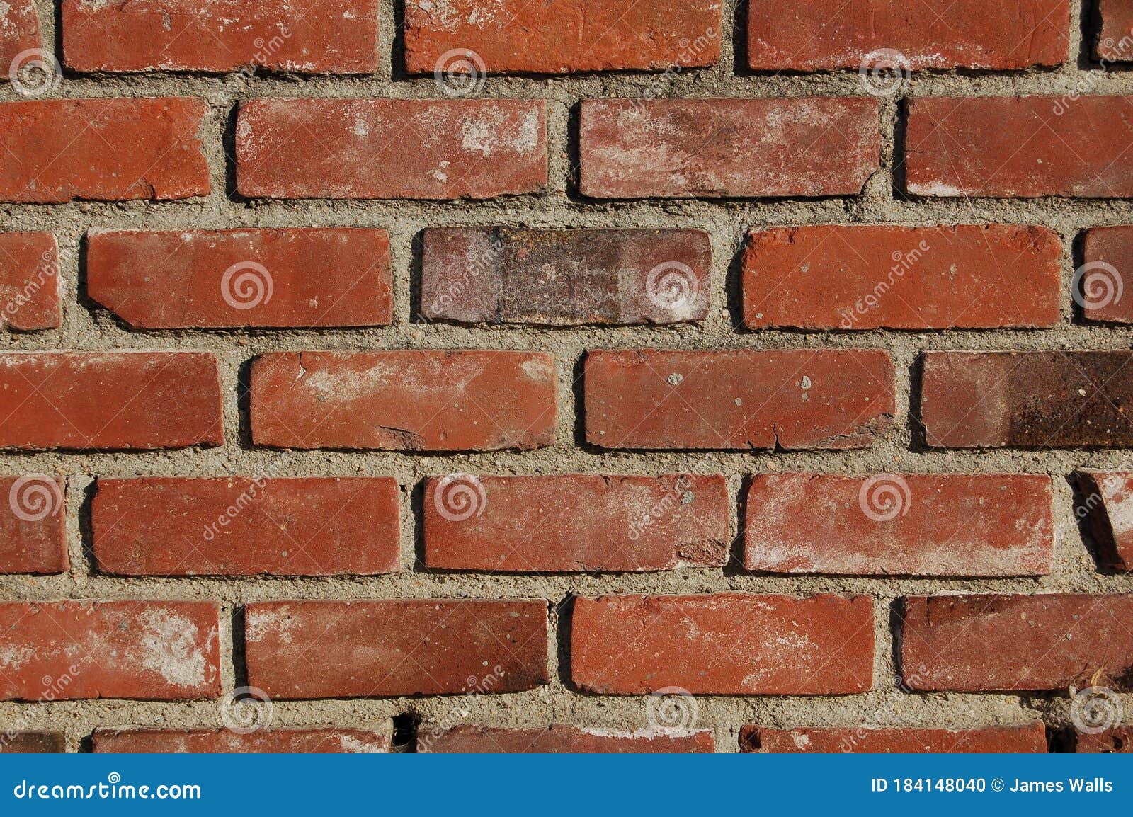 Redbrick Wall 5-Course stock photo. Image of brick, rough - 184148040