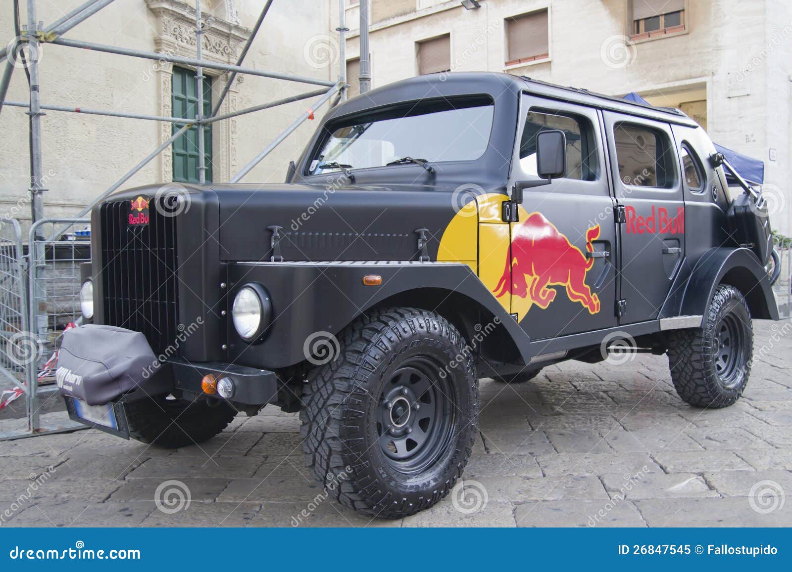 Redbull Car Volvo Sugga Della Red Bull. Editorial Image - Image of ...