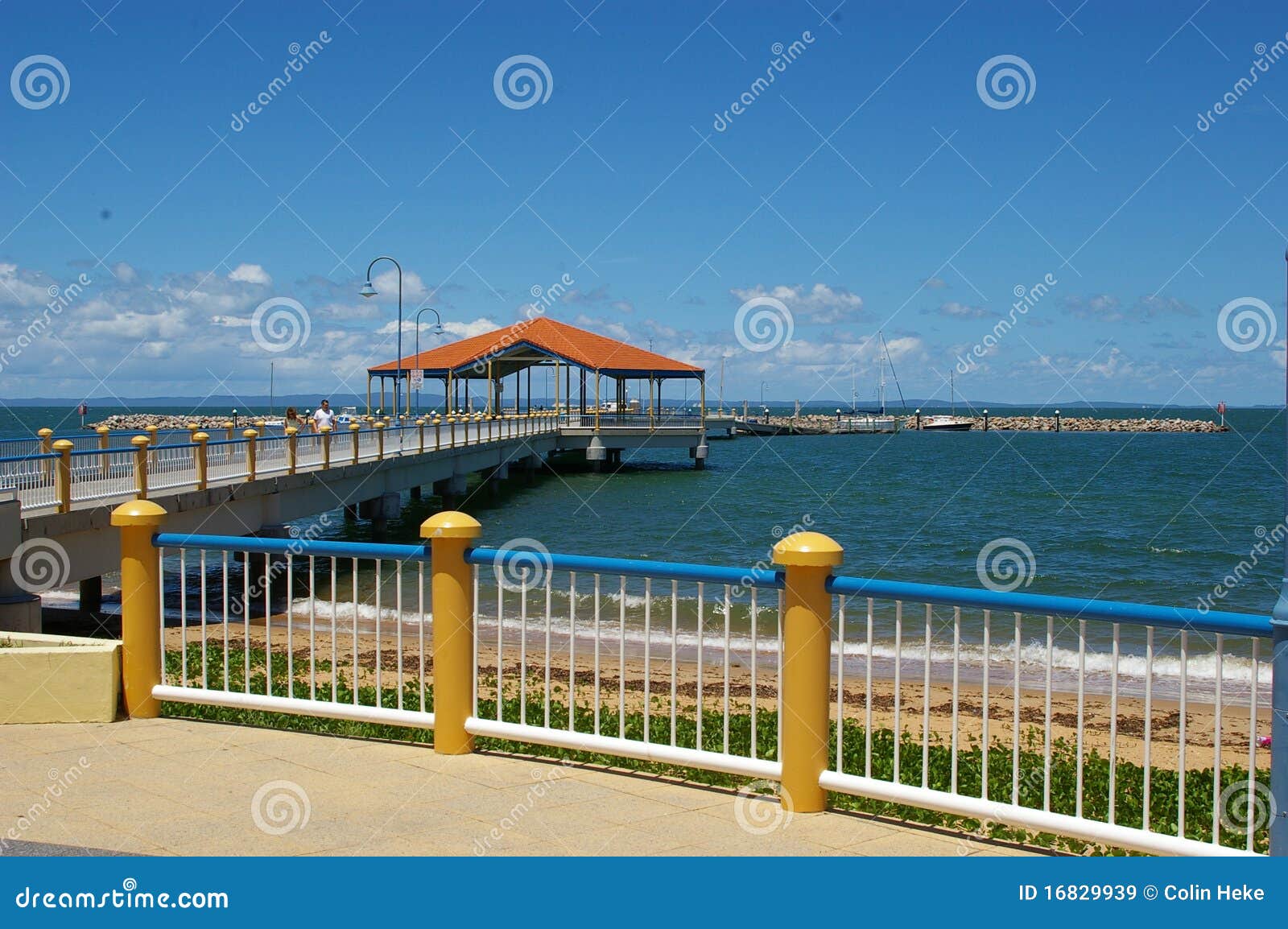 Redcliffe Jetty stock image. Image of peninsula, redcliffe - 16829939