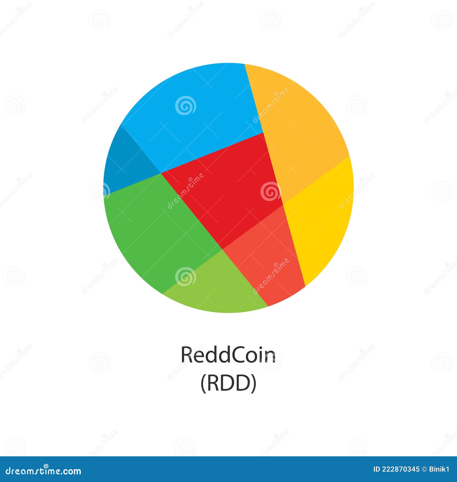 ReddCoin Decentralized Cryptocurrency Vector Logo Stock Vector ...