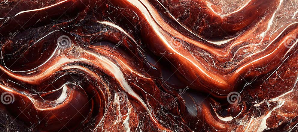 Red Brown Marble Wave Texture Background Stock Illustration - Illustration of wave, ceramic ...
