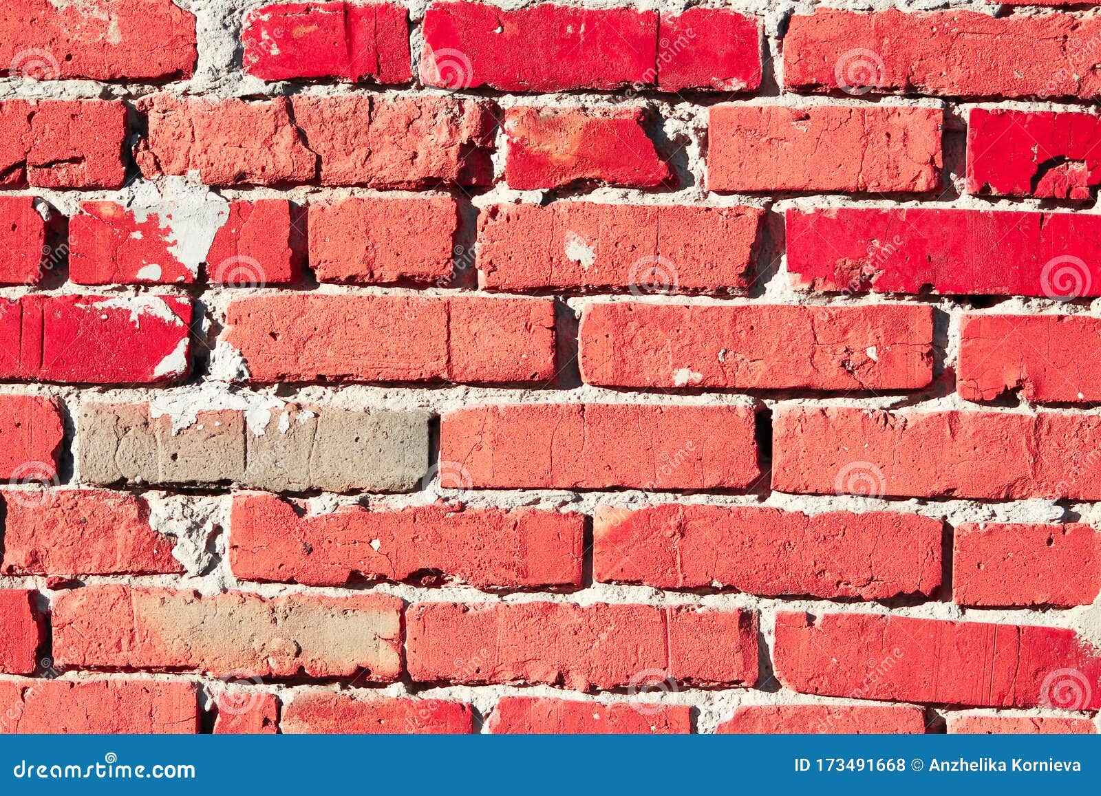 Reddish-pink Brick Wall, Simplicity, Minimalistic Background, Wall ...