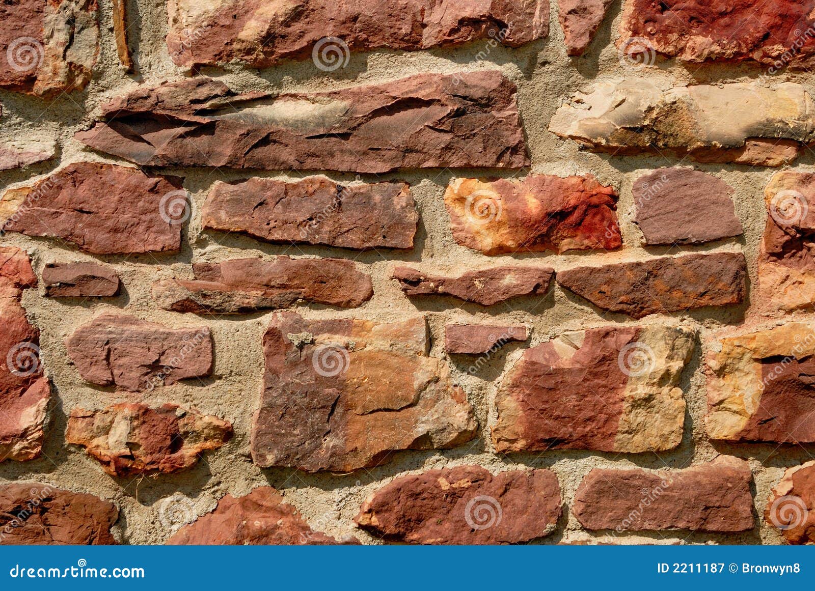 Reddish rock wall stock image. Image of cement, hard, rocks - 2211187