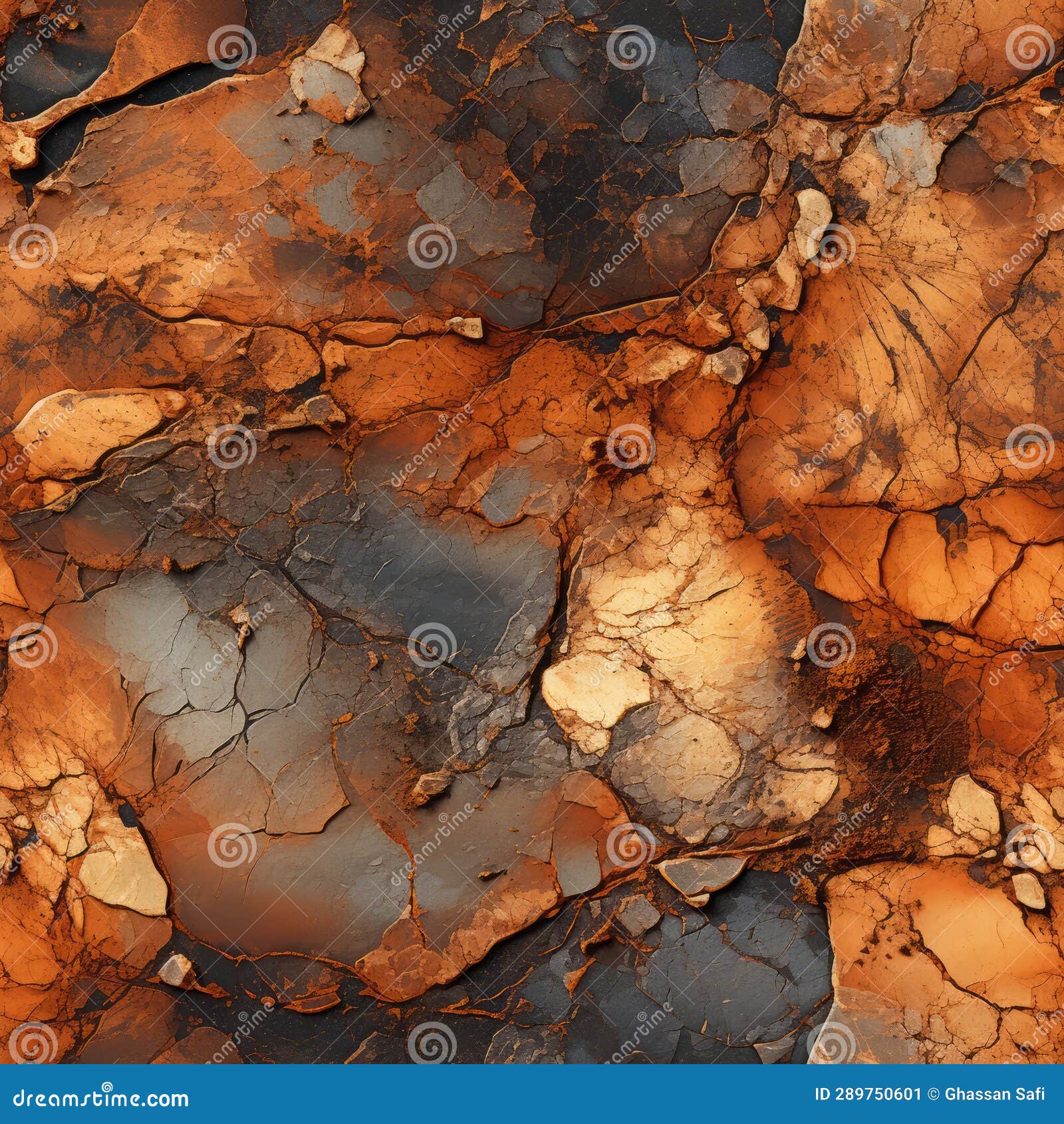 An Reddish Rocky Planet Surface Stock Illustration - Illustration of ...