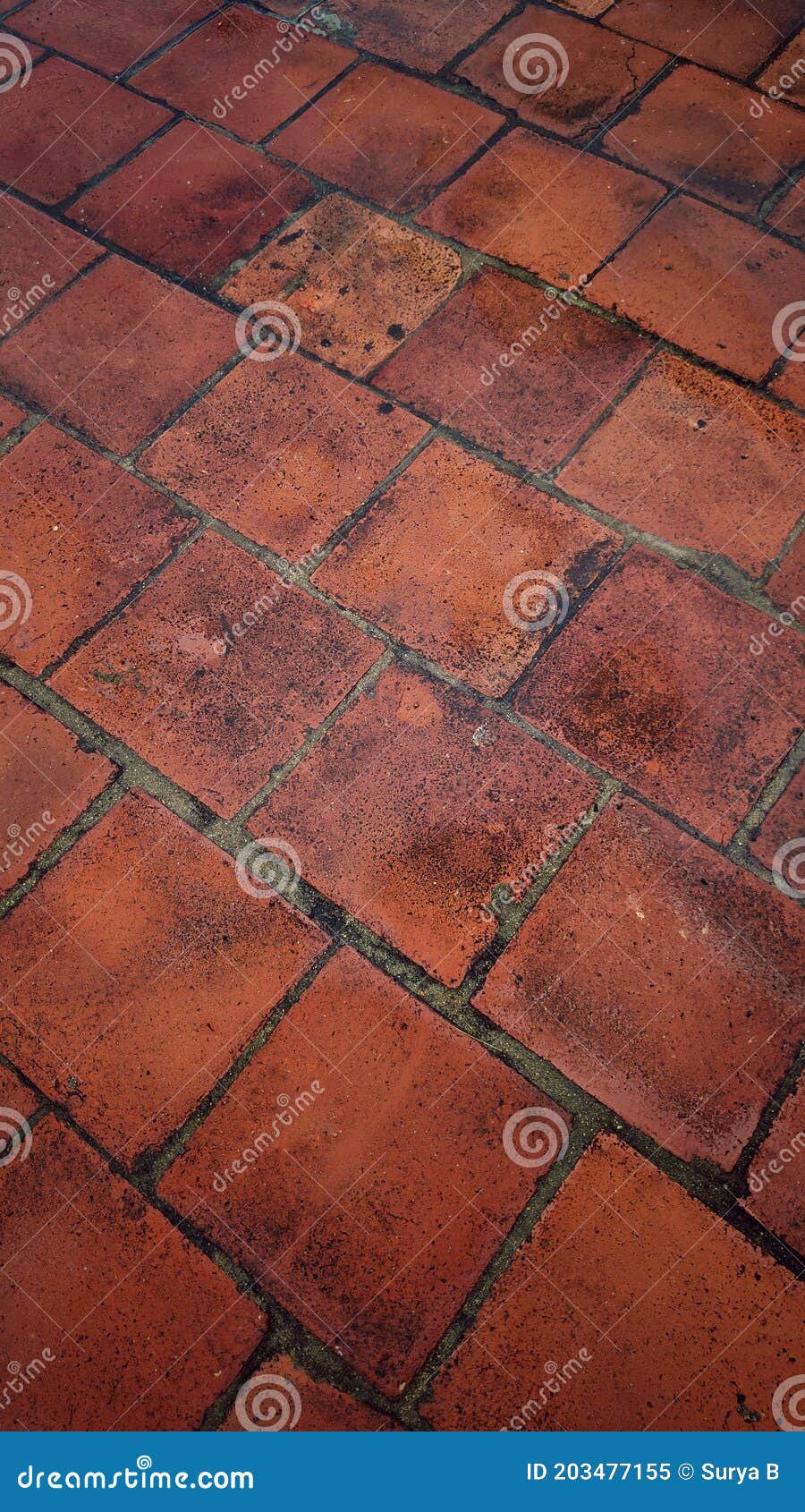 Rooftop Brick Arrangement Looking a Beautiful Texture. Stock Image ...