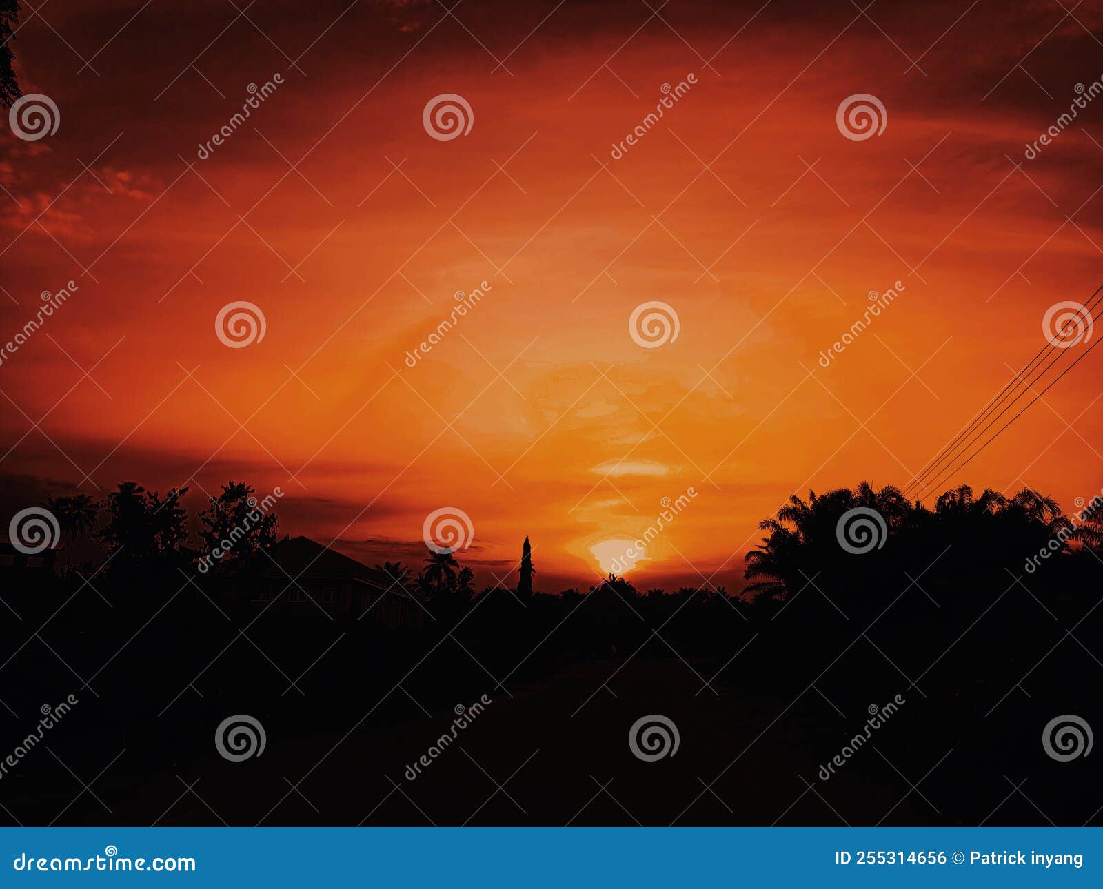 Reddish sunset 2022 stock photo. Image of sunset, reddish - 255314656