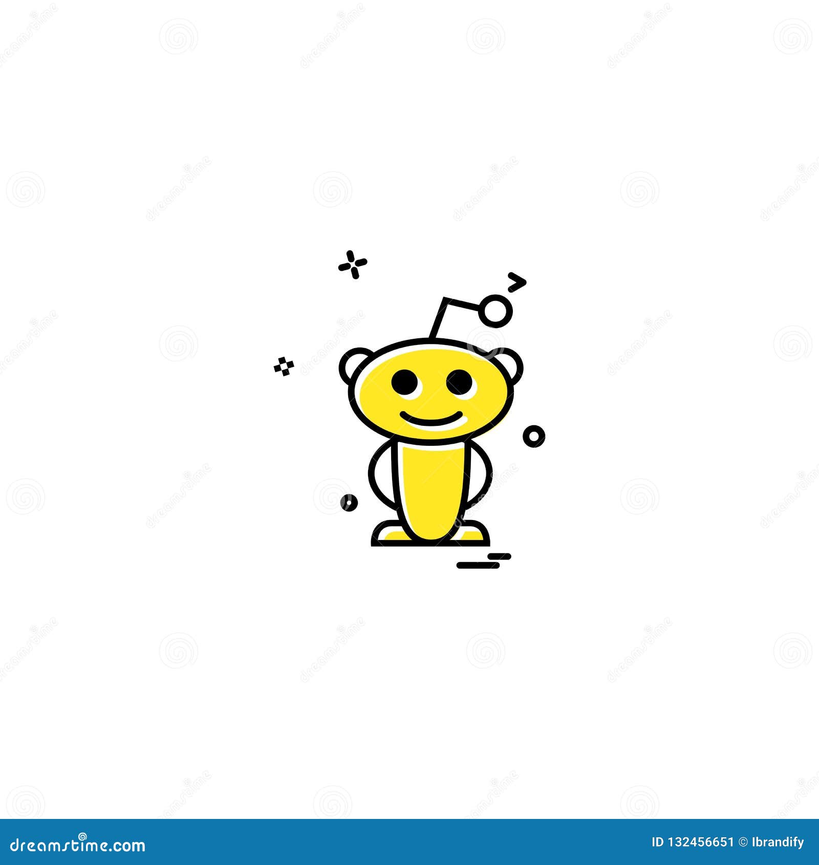 Reddit icon design vector editorial photo. Illustration of icon - 132456651