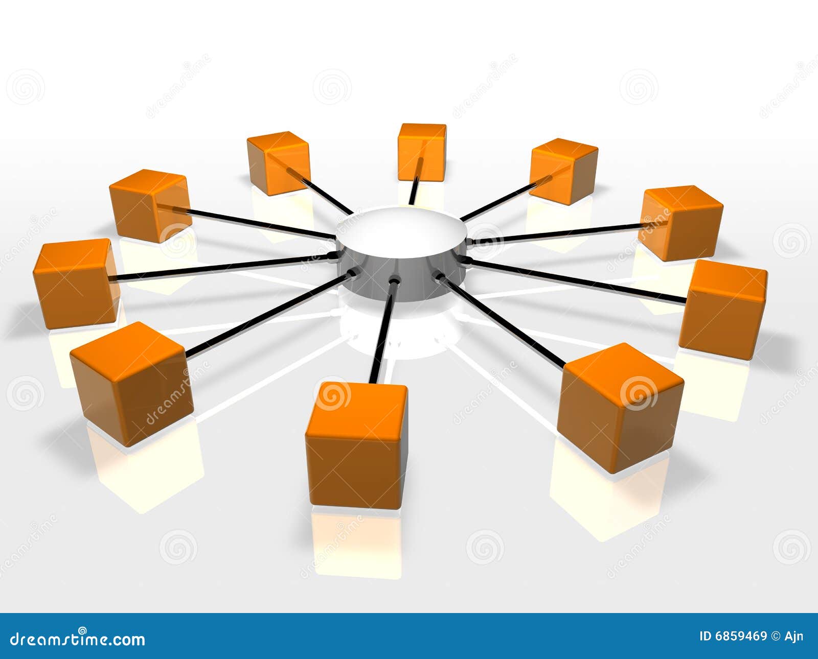 Rede ilustração stock. Ilustração de elementos, metal - 6859469