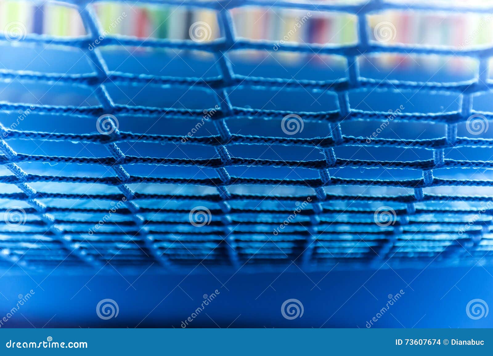 Rede azul foto de stock. Imagem de moderno, esporte, fundo - 73607674