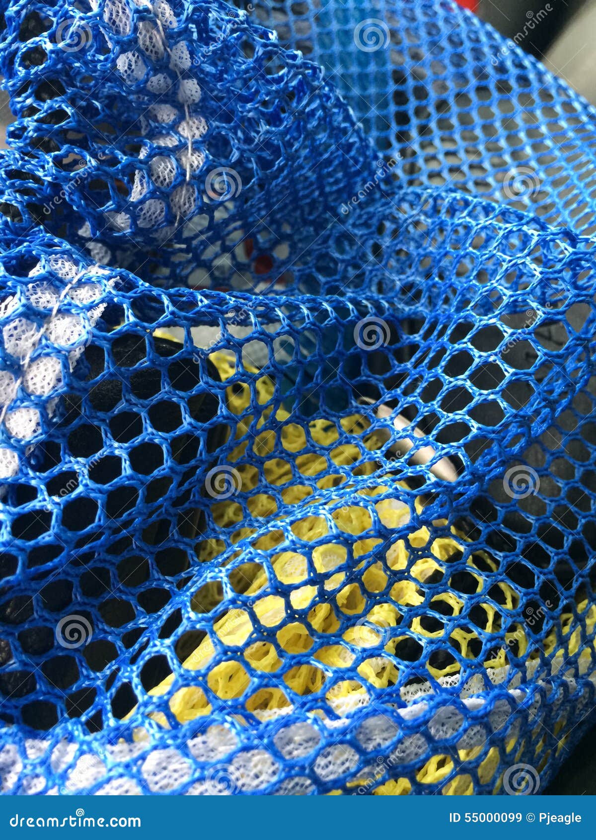 Rede azul e amarela imagem de stock. Imagem de raso, amarelo - 55000099