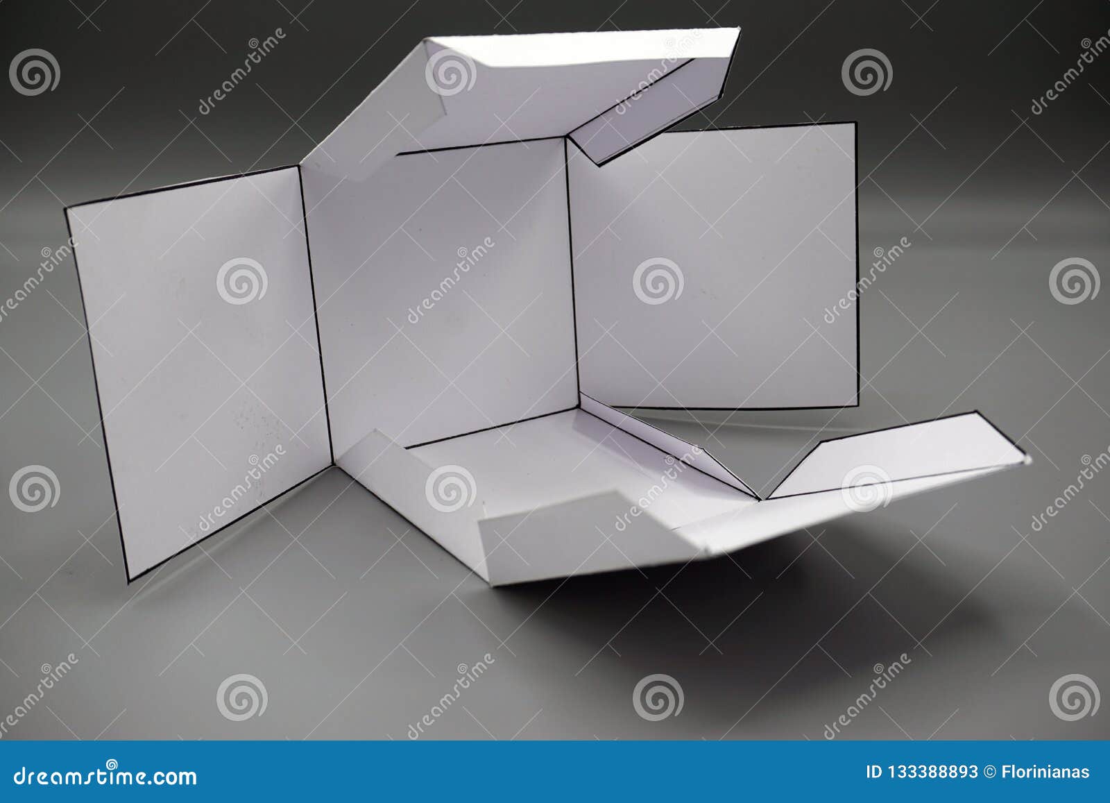 Rede Da Geometria Do Cubo Retangular Imagem de Stock - Imagem de ...
